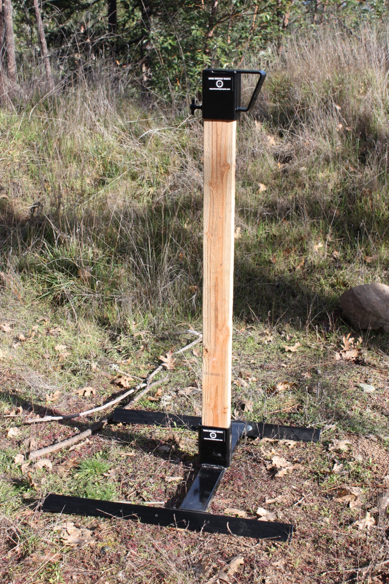 Angled Steel Target Stand | 10 or 20 degrees forward tilt