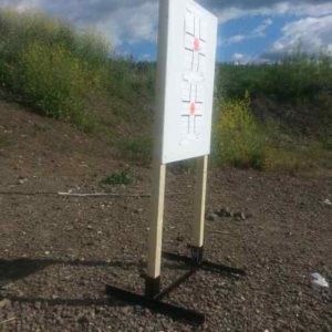 IDPA Cardboard Target Stand | 18" Cardboard / Paper Target Stand