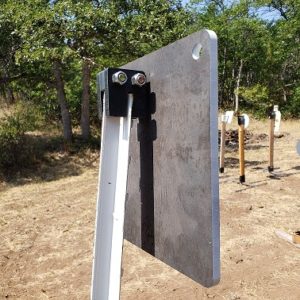 T Post Mount for Steel Targets | AR500 Steel Target Hangers
